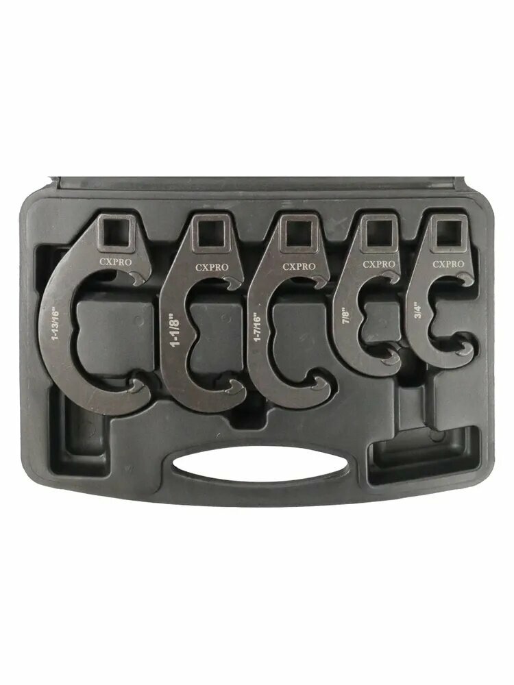 Набор ключей для регулировки рулевых тяг, кейс, 5 предметов, VTN1186