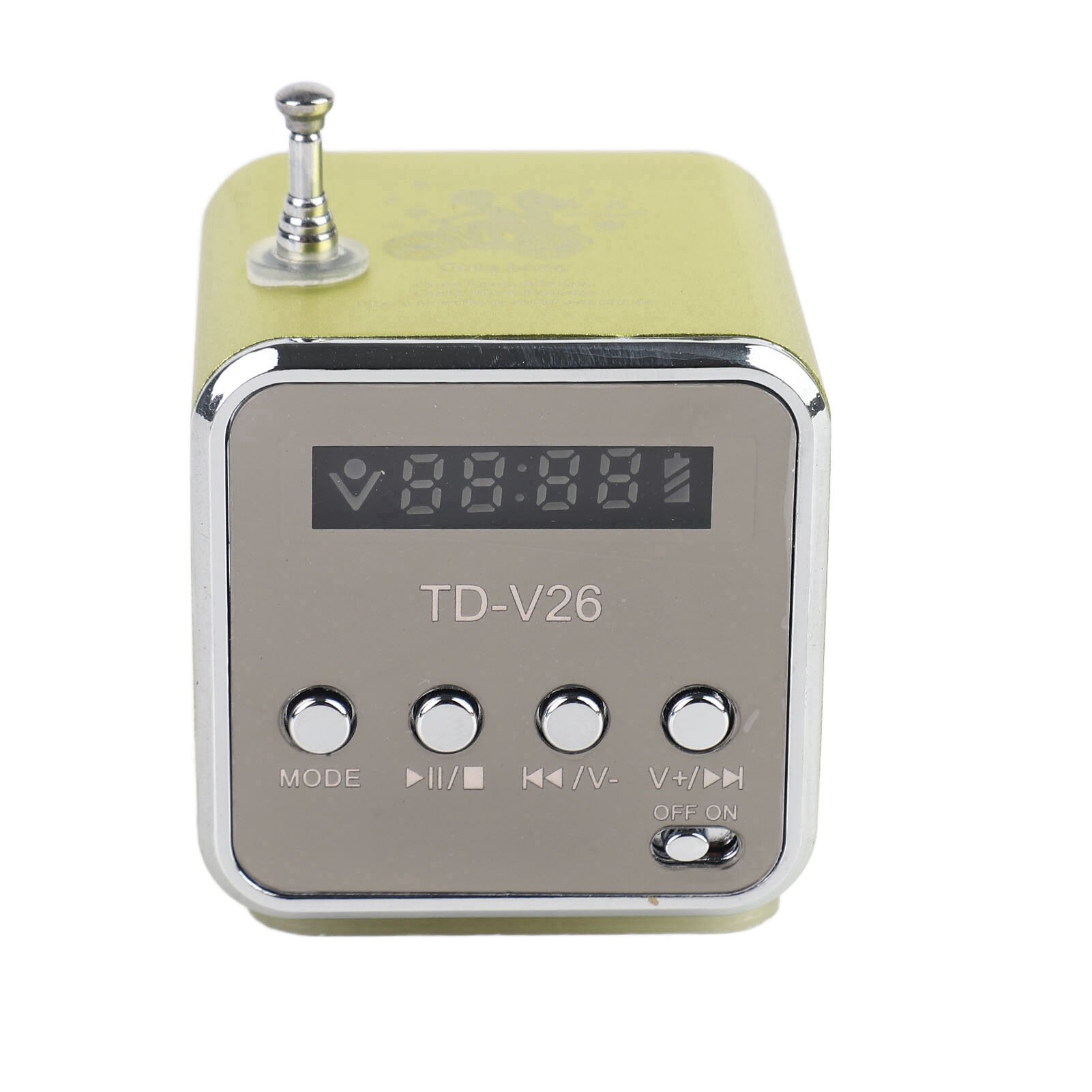 Mini Speaker Music Player Portable FM Radio PC Fashion Support TF Card and U Disk Green