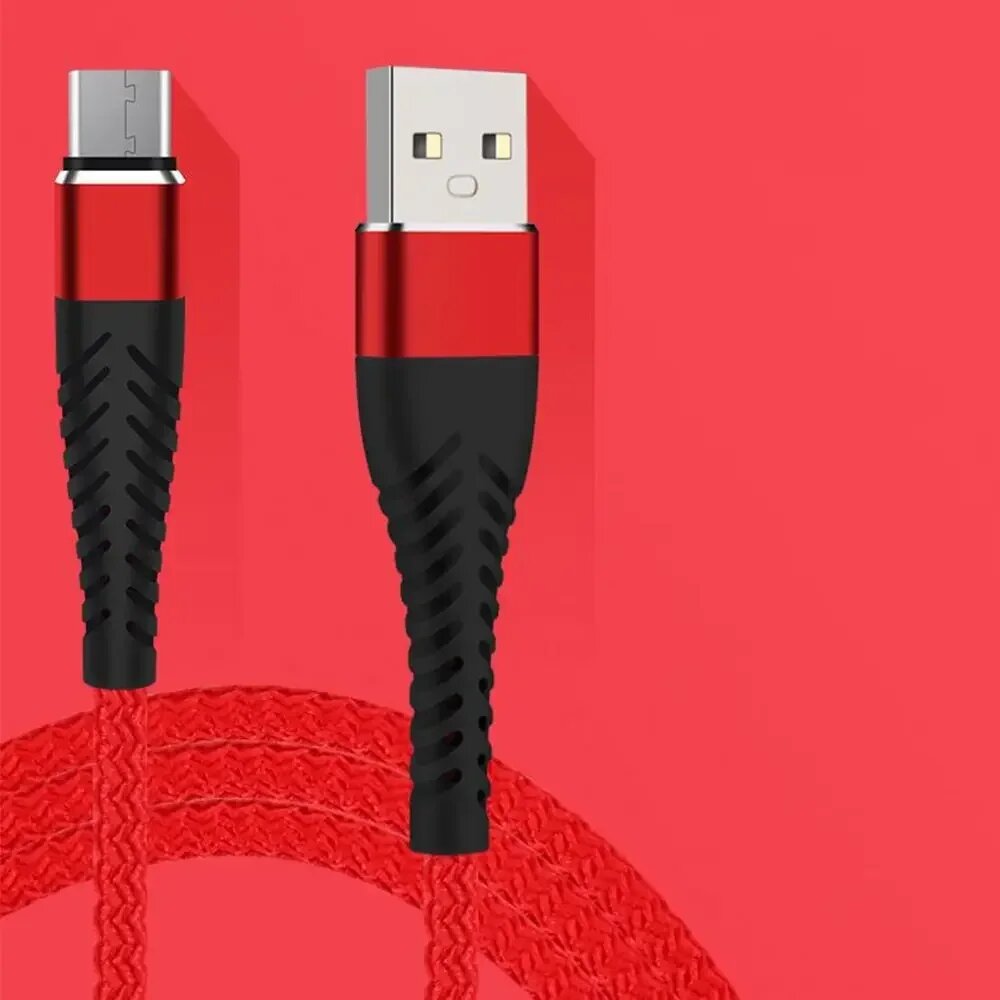 USB Type-C кабель, красный, 3M