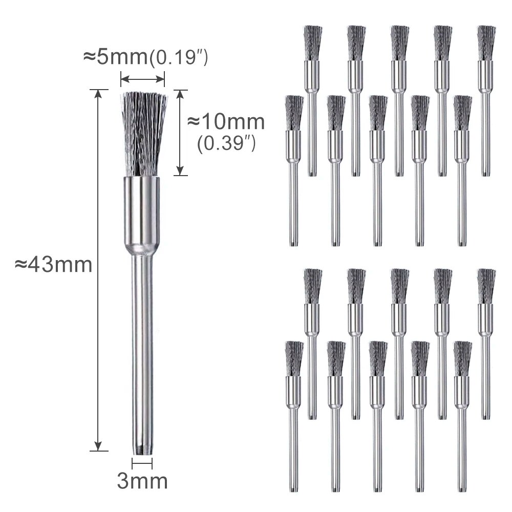 Набор щеток XCAN для полировки дрелью 10/20 шт. 20pcs
