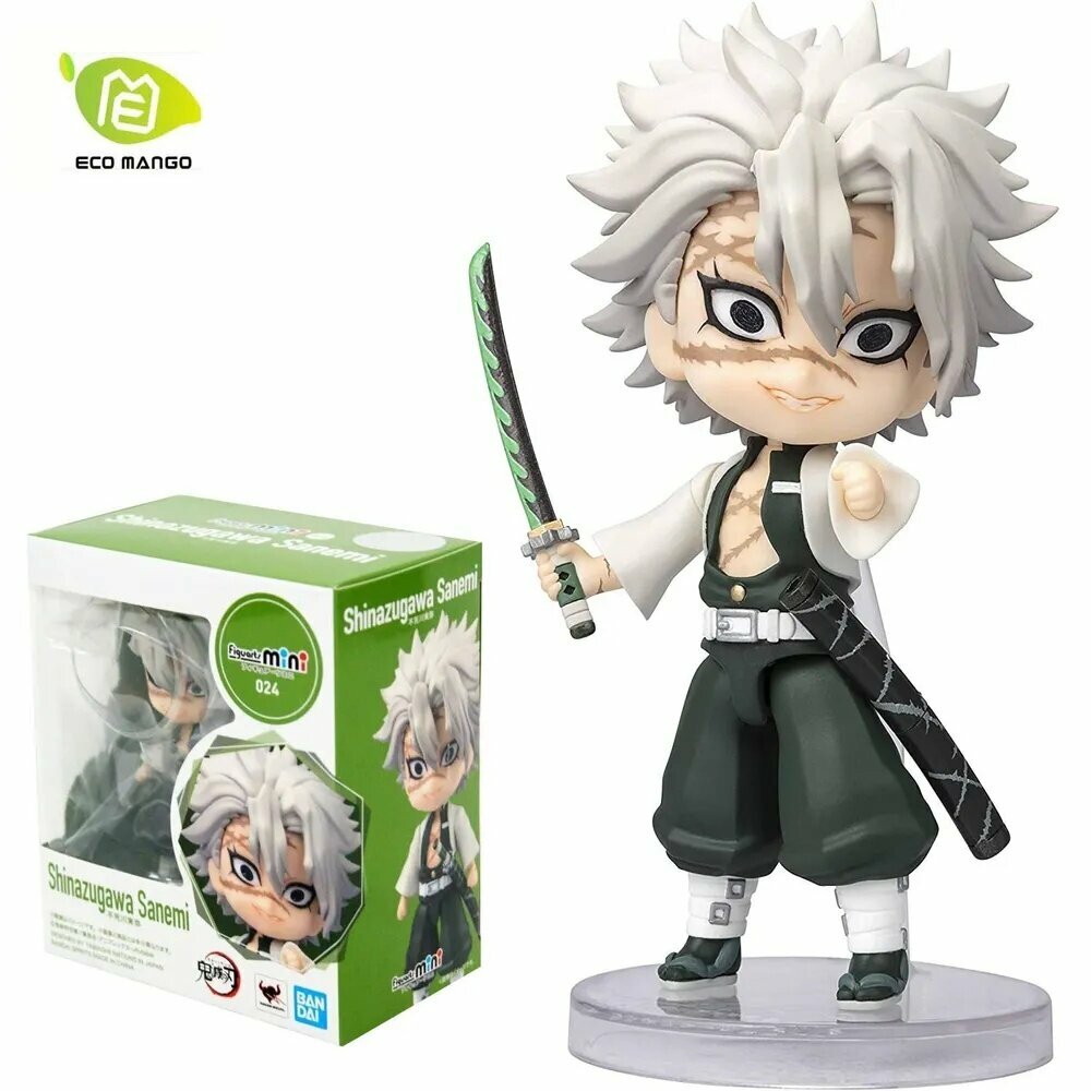Экшн фигурка Bandai Figuarts Mini 084 Demon Slayer Синасугава Санэми 9cm, Shinasugawa Sanemi