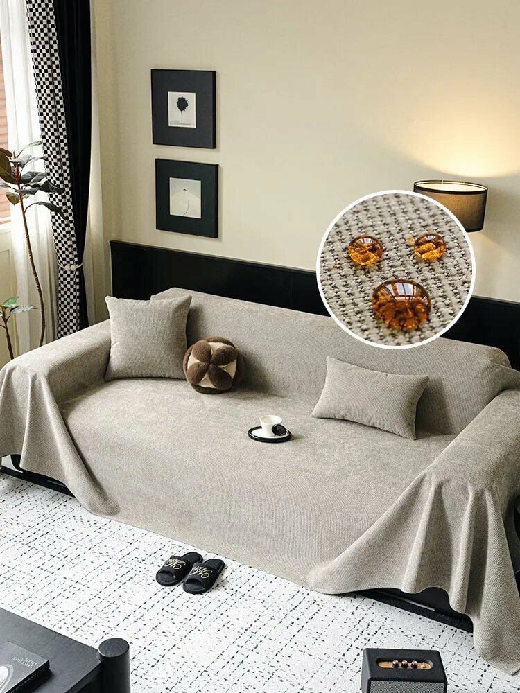 Lemog Покрывало непромокаемое , Лубяное волокно с размерами: 180 см х 180 см