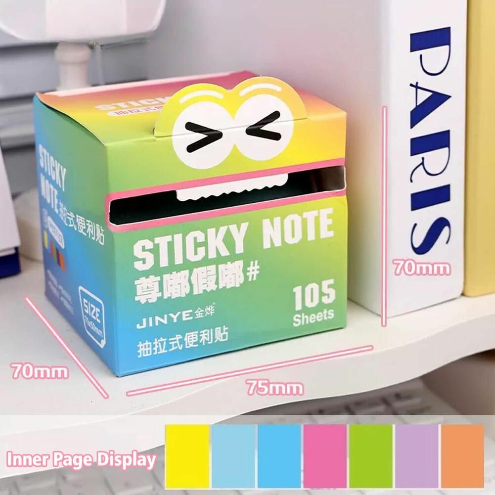 Полупрозрачные цветные Бумага для заметок,