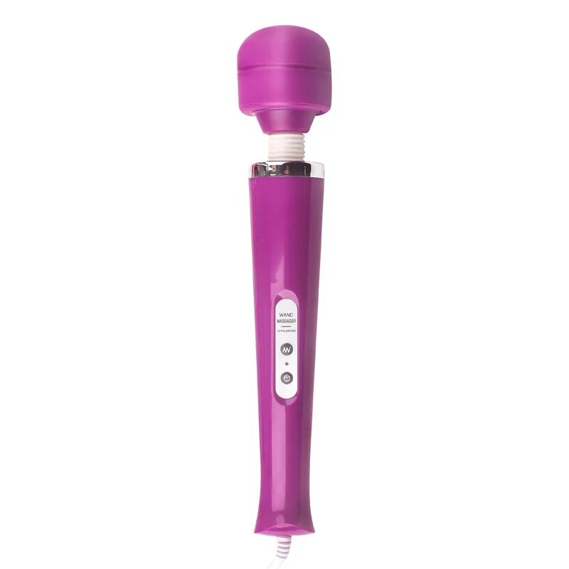 Женская мастурбация AV Stick с 2 м шнуром 10 Частотный вибратор соска Стимуляция клитора Purple