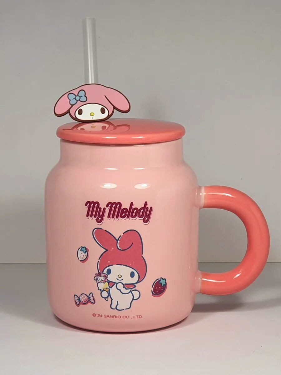 Кружка керамическая с крышкой My Melody