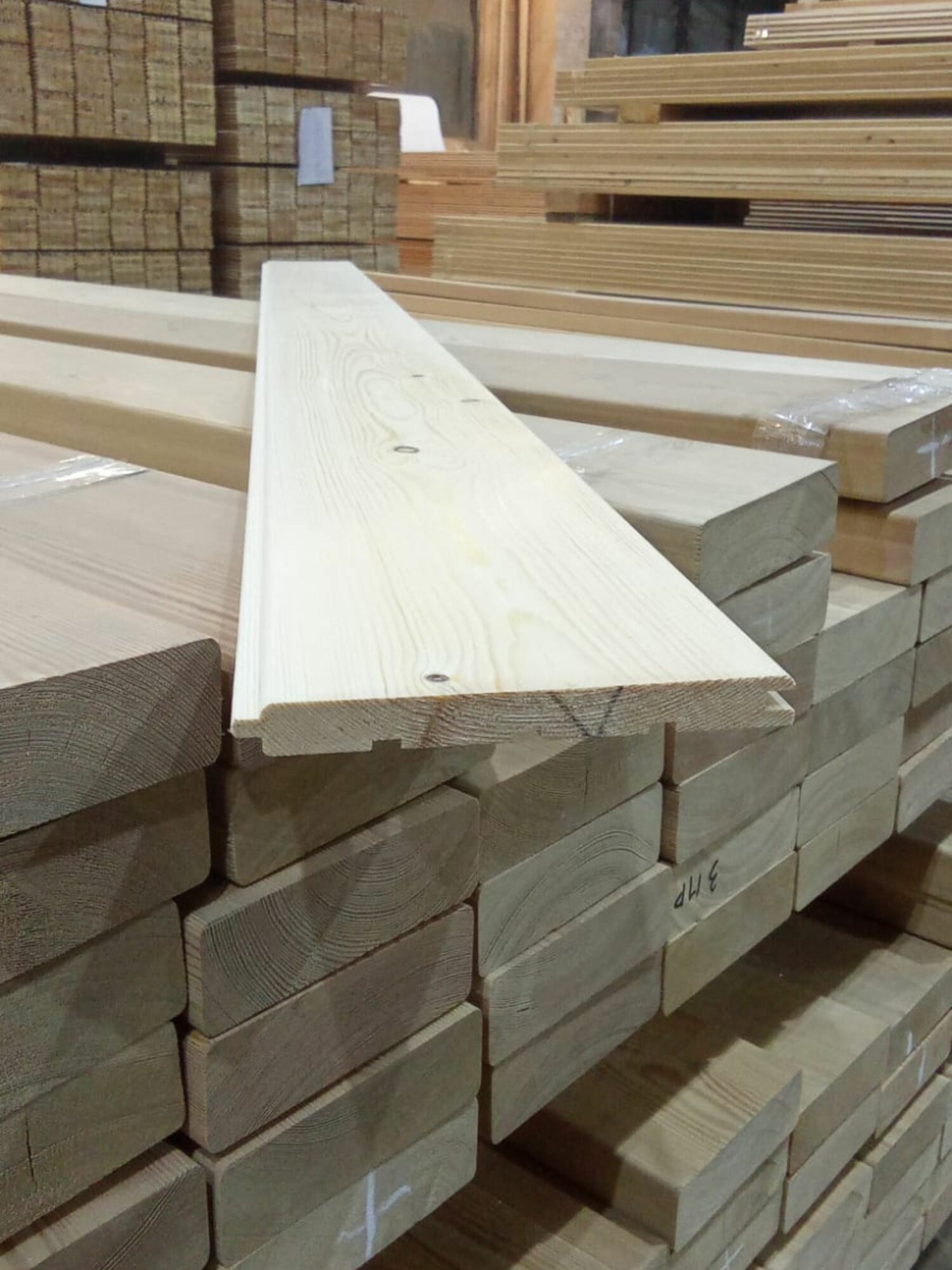 Вагонка "Штиль" сосна Ангарская 14х110х1500, упаковка 10шт, Сорт Экстра