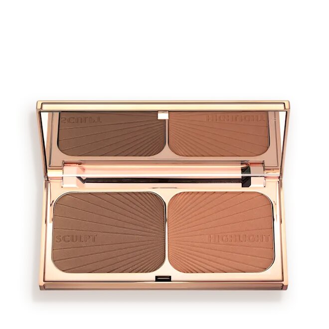 Палетка бронзер и хайлайтер CHARLOTTE TILBURY Filmstar Bronze & Glow 22,5 г | Эффект сияния | Medium to Deep