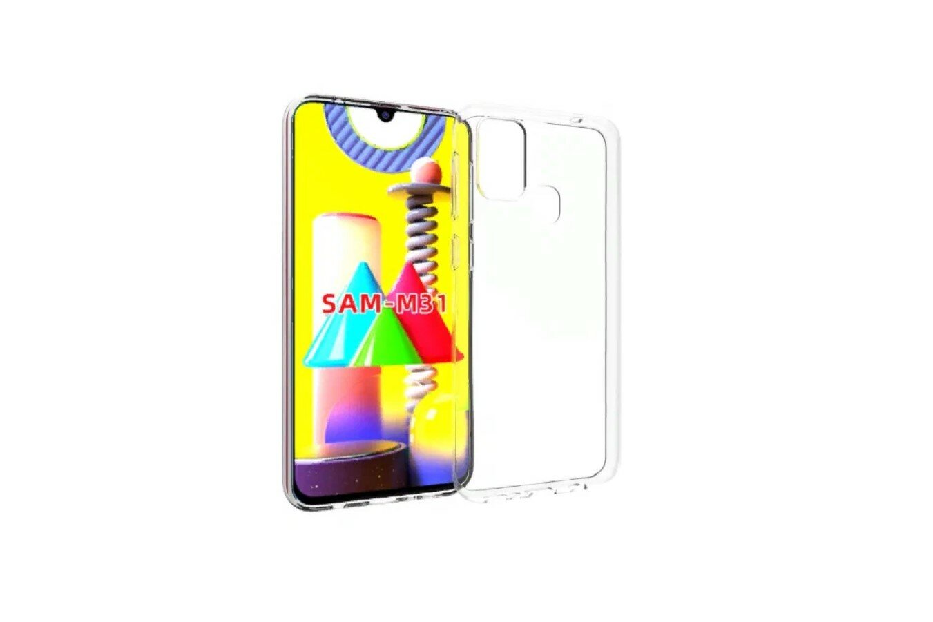 Чехол-накладка MyPads для Samsung Galaxy M31 SM-M315 (2020) из мягкого качественного силикона прозрачная