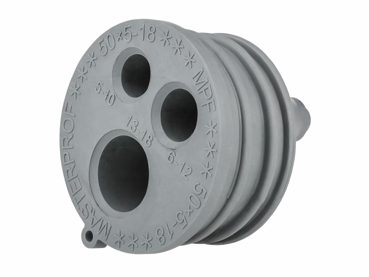 Манжета дренажная 50x5-18 для подключения нескольких шлангов серая AV Engineering (AVEMD50518)