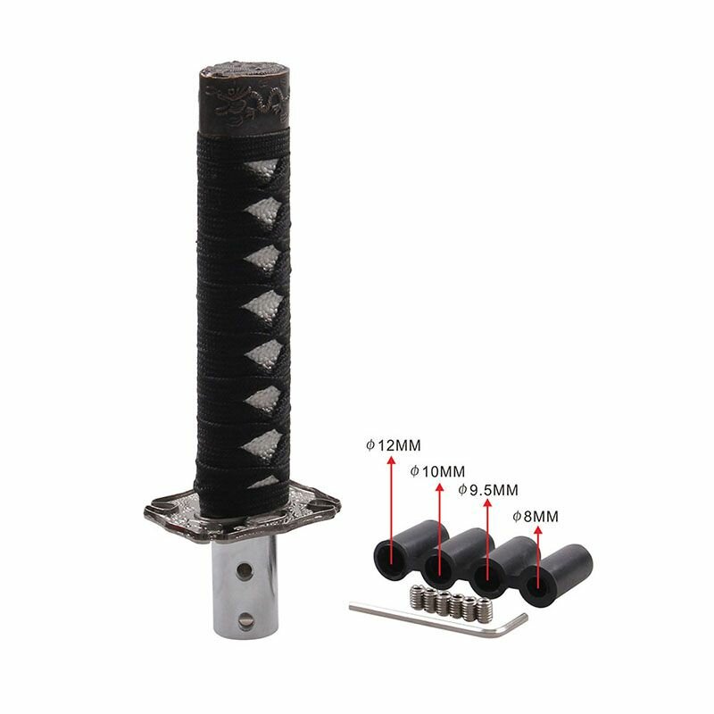 Рычаг переключения передач universal samurai sword, черный белый