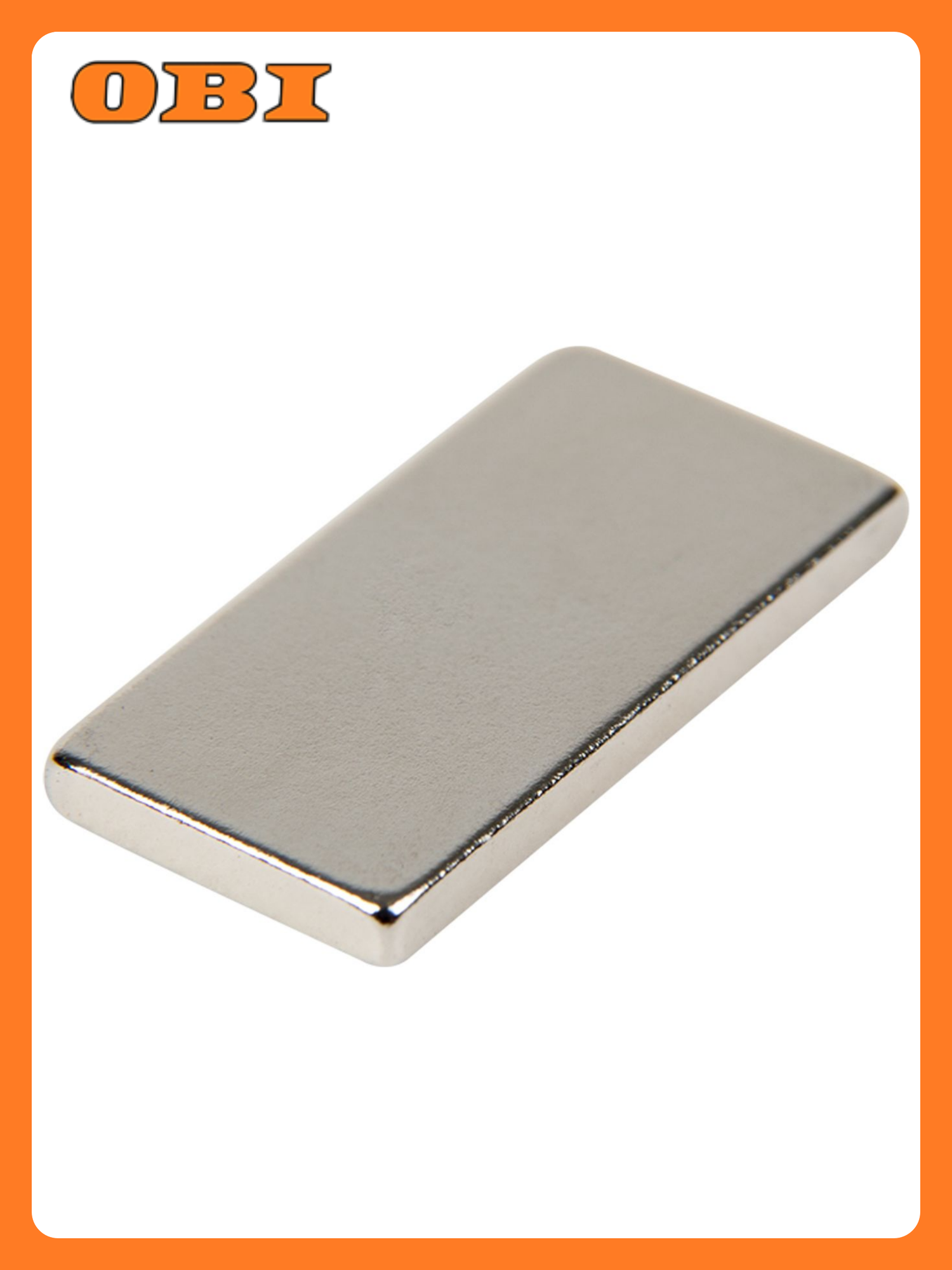 Неодимовый магнит прямоугольник Rexant 20х10х2 мм сцепление 2,4 кг упаковка 5 шт