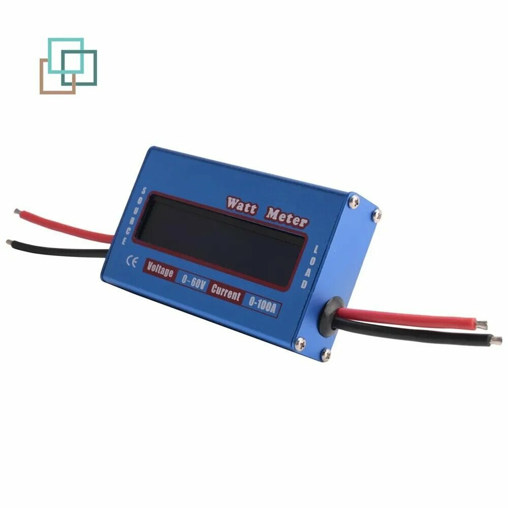 (O Y V F) Цифровой ваттметр Ваттметр Измеритель мощности DC 60V 100A Баланс напряжения Батарея Checker