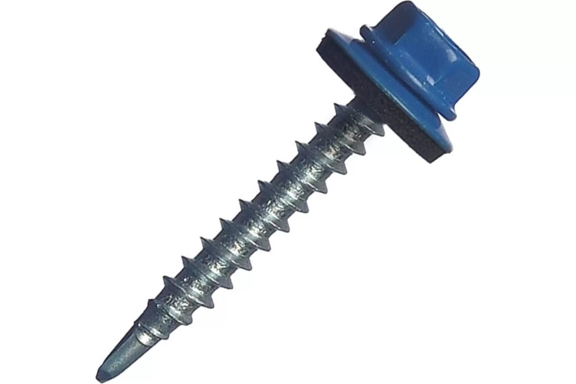 Саморез Кровельный Синий 4,8 x 50мм RAL 5005 "МастерБолтиков" (25 штук)