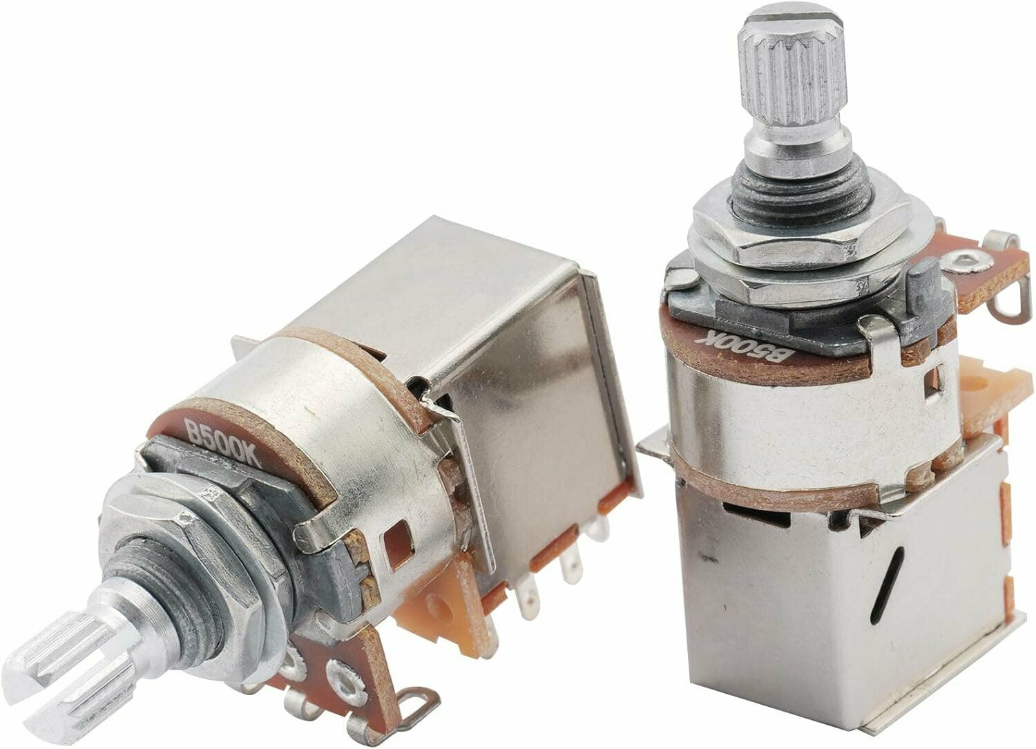 M291-2 Потенциометр громкости B500K (лин), Push/Pull, 2шт, Musiclily