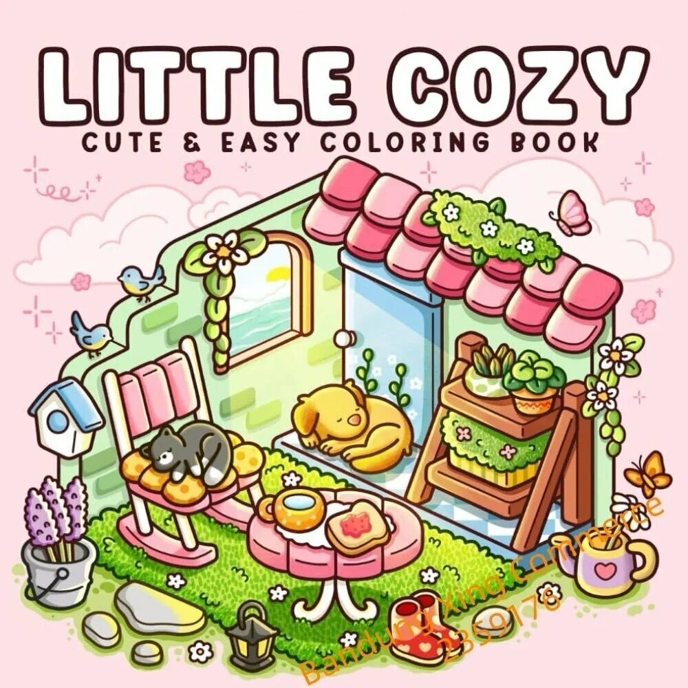 Раскраска антистресс для взрослых и подростков Coco Wyo -LITTLE COZY 95