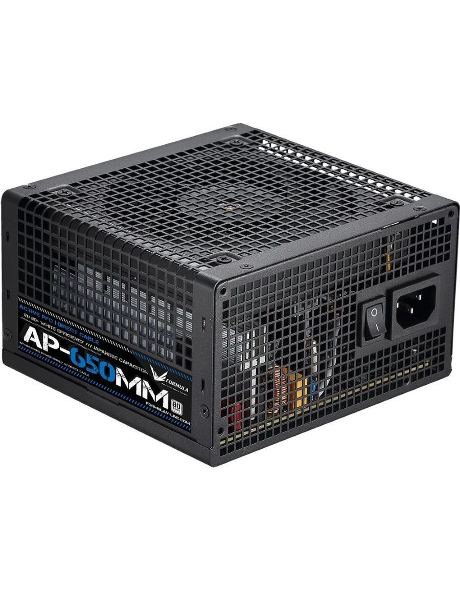 Блок питания FORMULA AP-650ММ 650W, APFC , 80+ WHITE, 120mm fan, 6xSATA RTL