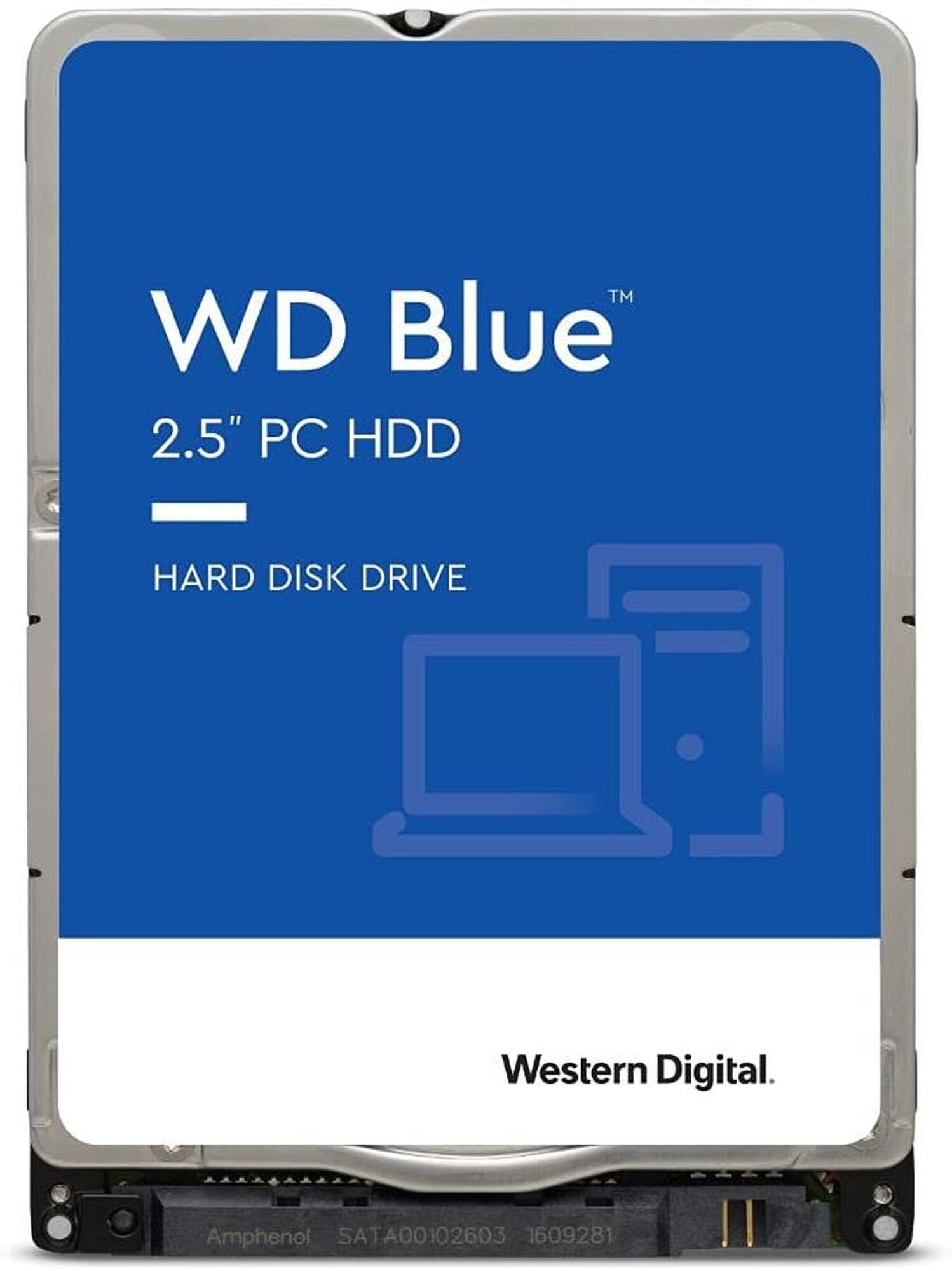 Жесткий диск Western Digital WD Blue WD20SPZX, 2TB, 2.5", SATA III