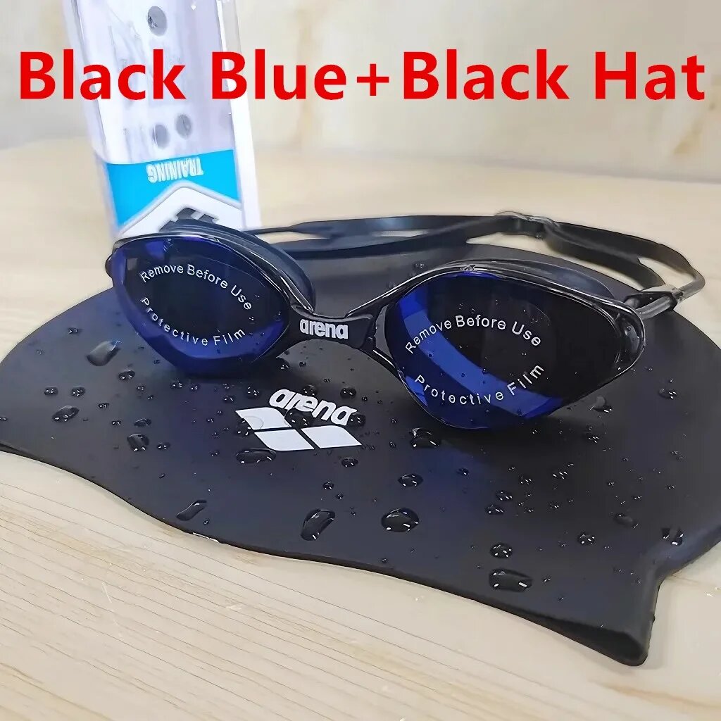 Arena профессиональные очки для плавания Темно-синий, Black Blue