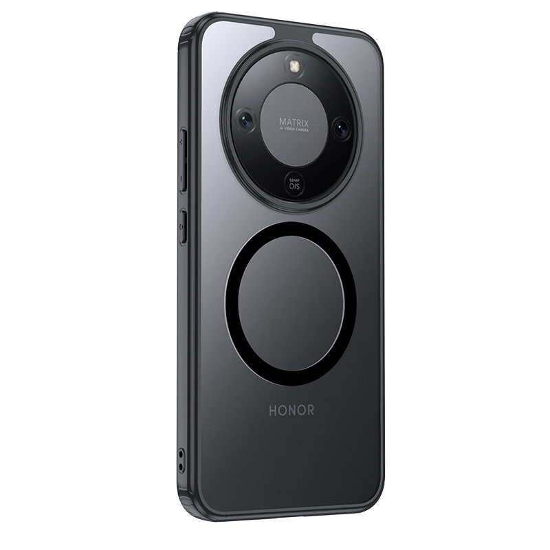 Чехол Для Honor X9d / Honor X70 / Хонор Х9d / Хонор икс70, soft touch, чехол-кардиомонитор, поликарбонат (PC), защита камеры, ударопрочный, усиленные углы, Honor, Honor X9d, Honor X70, black,