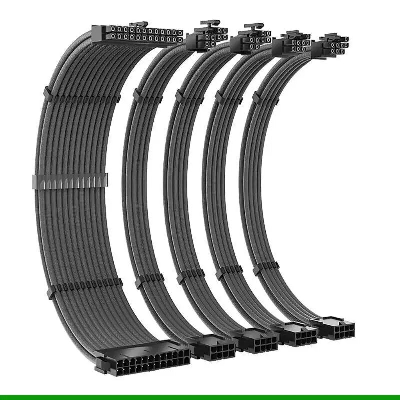 Bcase Удлинительный кабель питания для материнской платы ATX 24 Pin for Grey