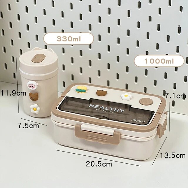 Пластиковый ланч-бокс для девочки