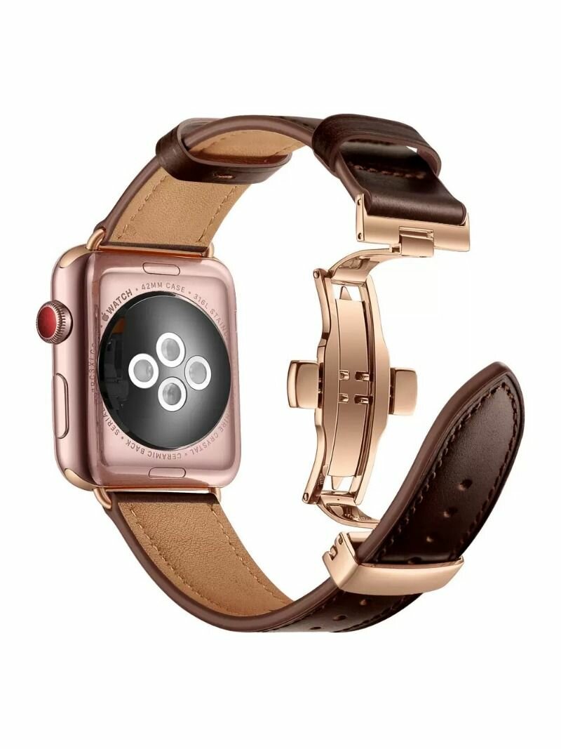 Поп кожаный ремень для Apple Watch44 45 мм 42 46 мм Ультра 49 мм Браслет Correas Часовая лента IWatch серии 11 10 9 8 SE