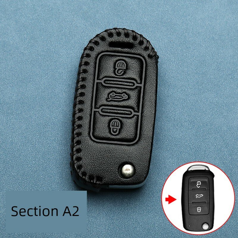 Складной чехол для ключей A2 с номером от потери для автомобильных пультов
