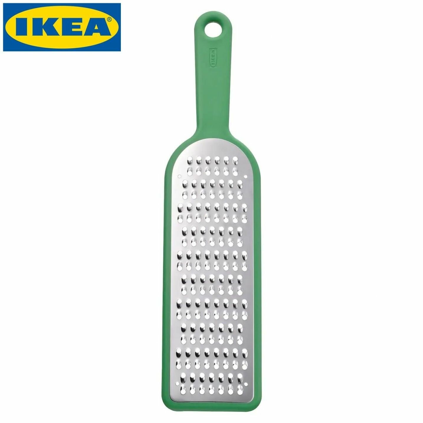 Тёрка IKEA UPPFYLLD (упфиллд) с ручкой, 30 см, ярко-зеленая, 1 шт