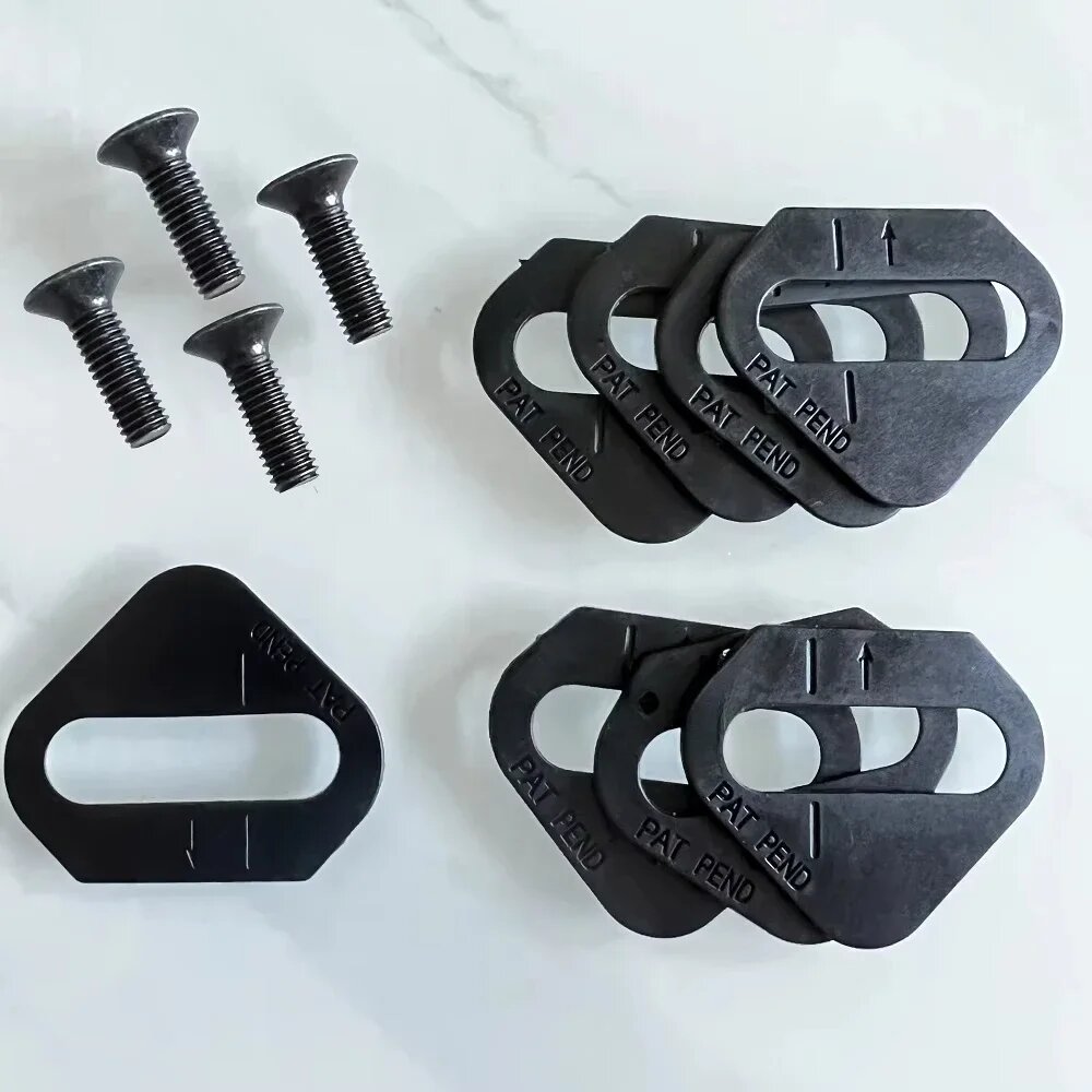 8 клинья BikeFit/упаковка велосипедных аксессуаров для Shimano Road SPD-SL и MTB SPD ATAC SpeedPlay, хомуты для кривошипа