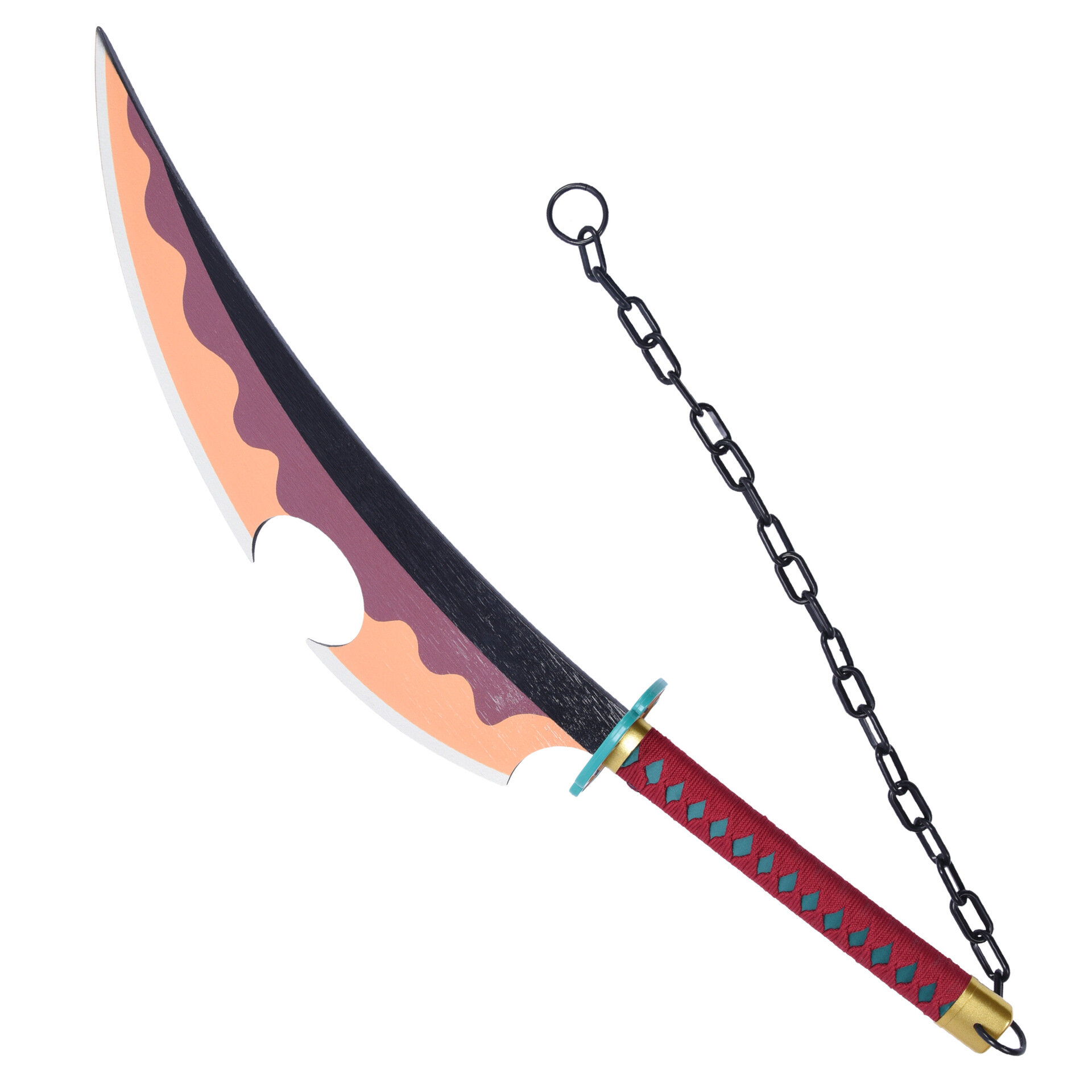 Меч для косплея Demon Slayer, оружие Камадо Танджиро, Зеницу, Иноске, бабочка, ниндзя, детский бамбуковый деревянный неострый меч