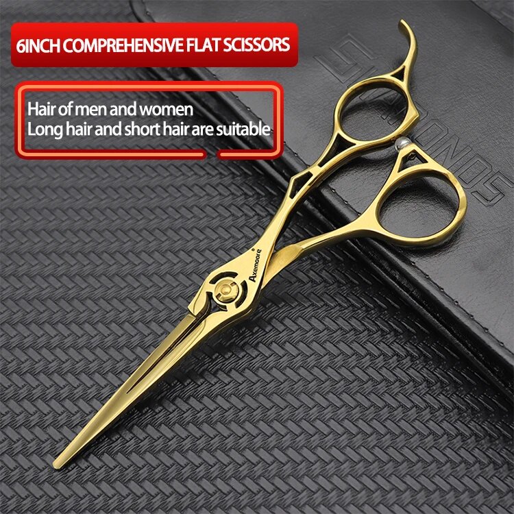 Axemoore Парикмахерские ножницы 6 дюймов из нержавеющей стали 6 Inch Cutting