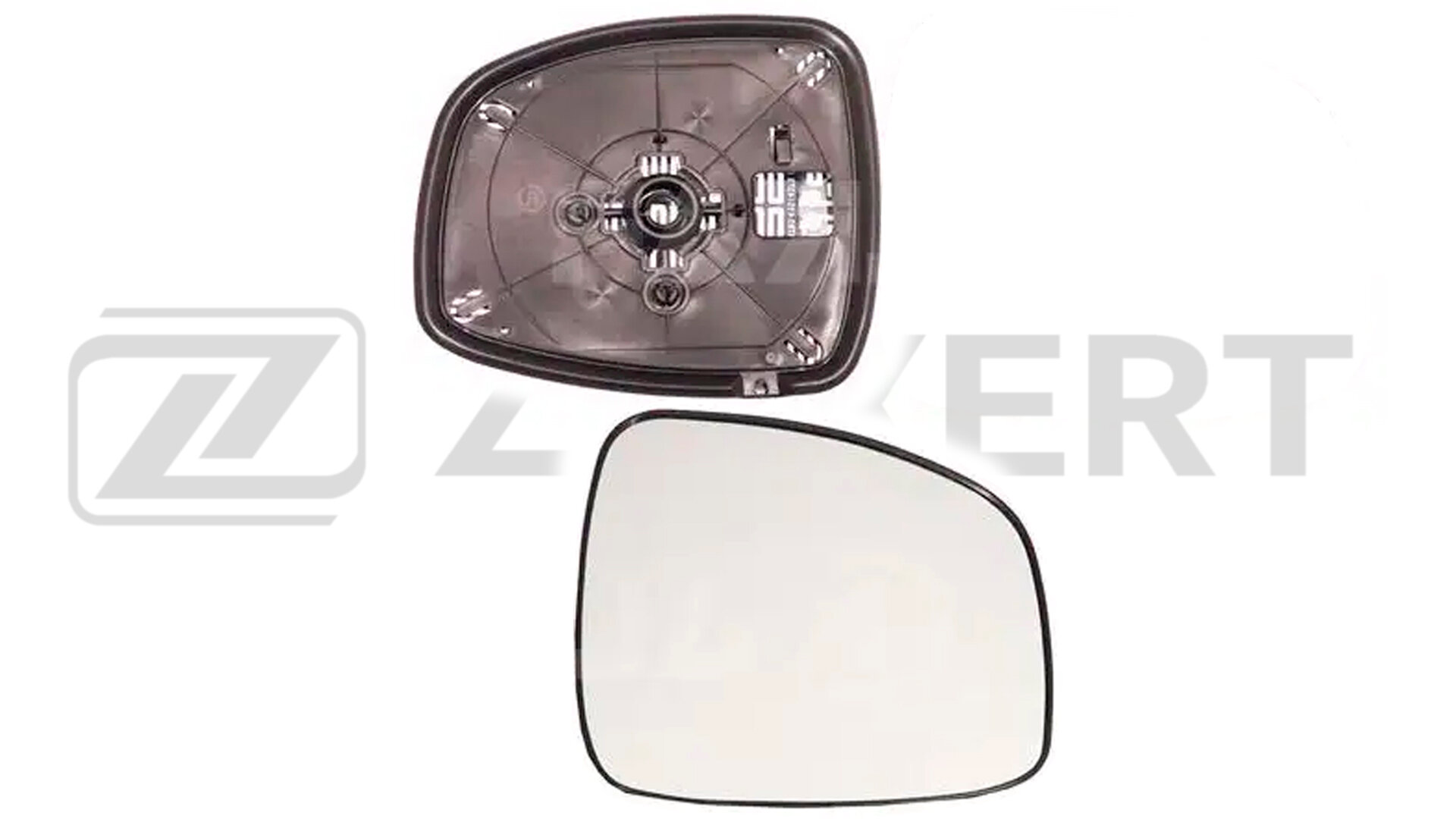 Стекло зеркала правый с подогревом Zekkert Германия на Suzuki SX4 . Зеркало на Сузуки SX4 2006 - 2015гг