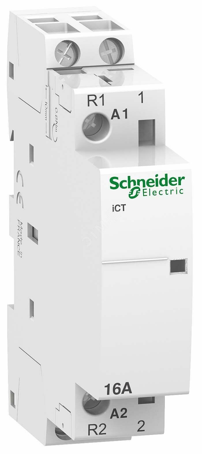 A9C22715_Контактор модульный Acti 9 iCT (16A, 1НО+1НЗ, 220/240В АС)_Schneider Electric