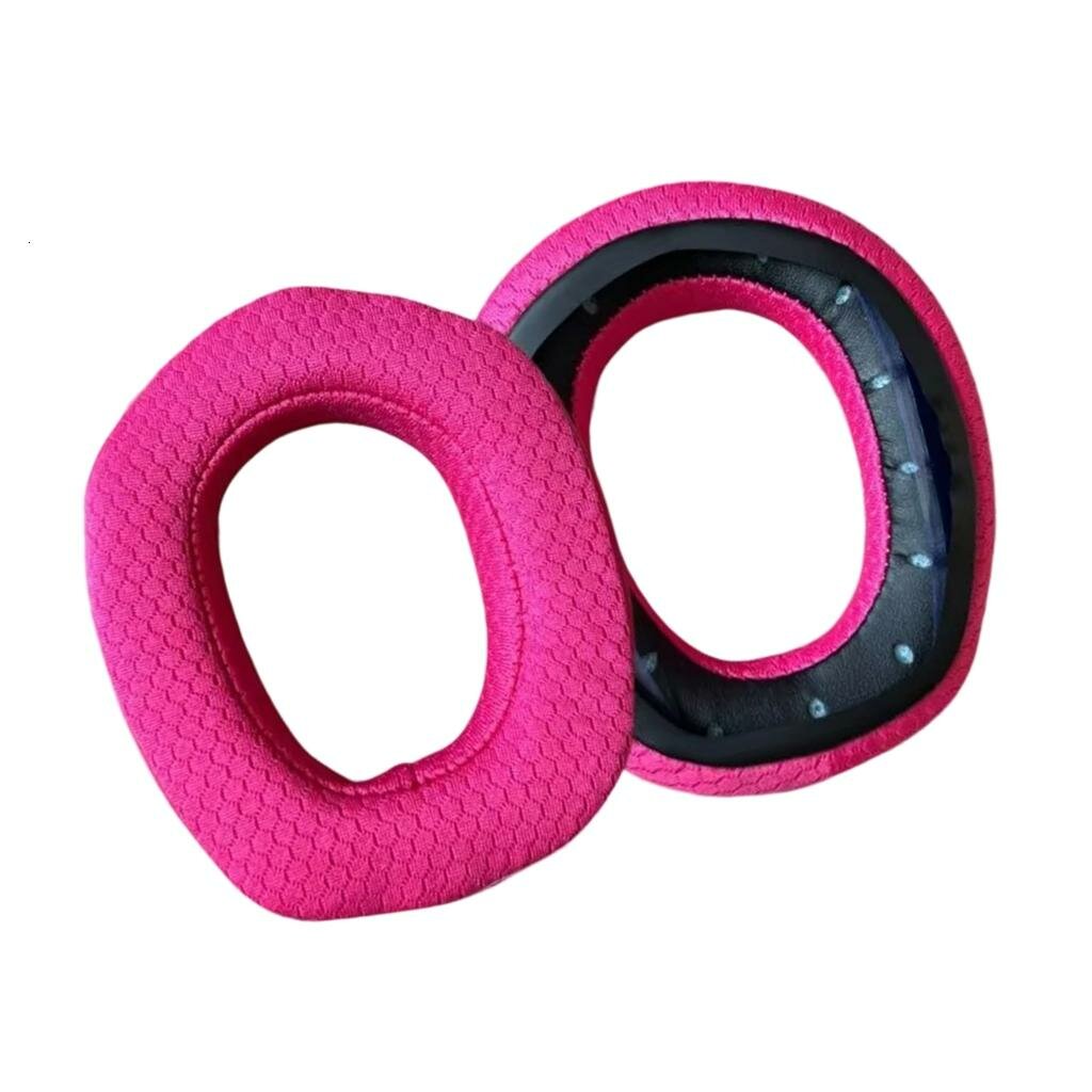 Мягкие амбушюры для наушников G435, розово-красный