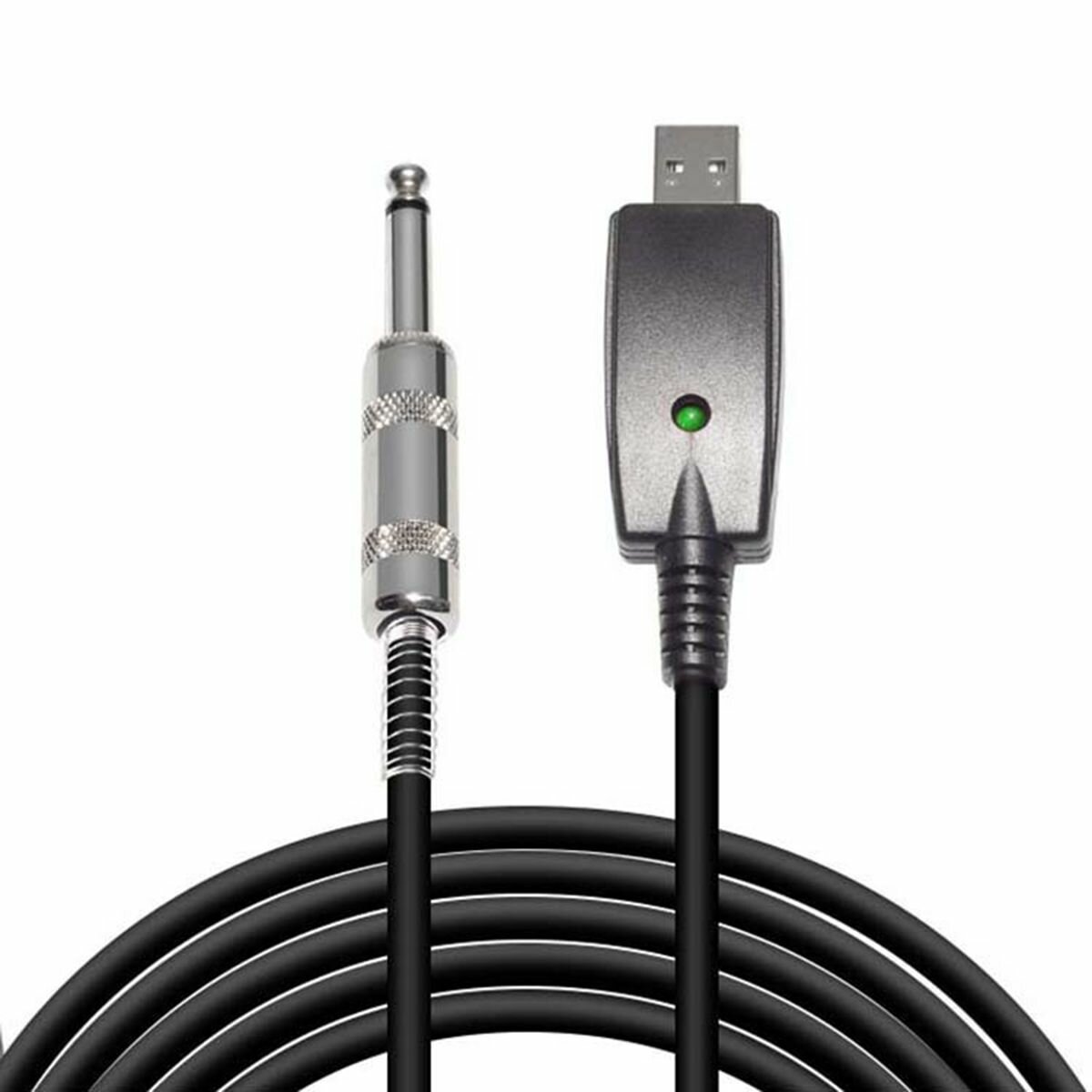 Кабель USB для гитары Andio с разъемом USB до 6,35 мм (1/4 дюйма)