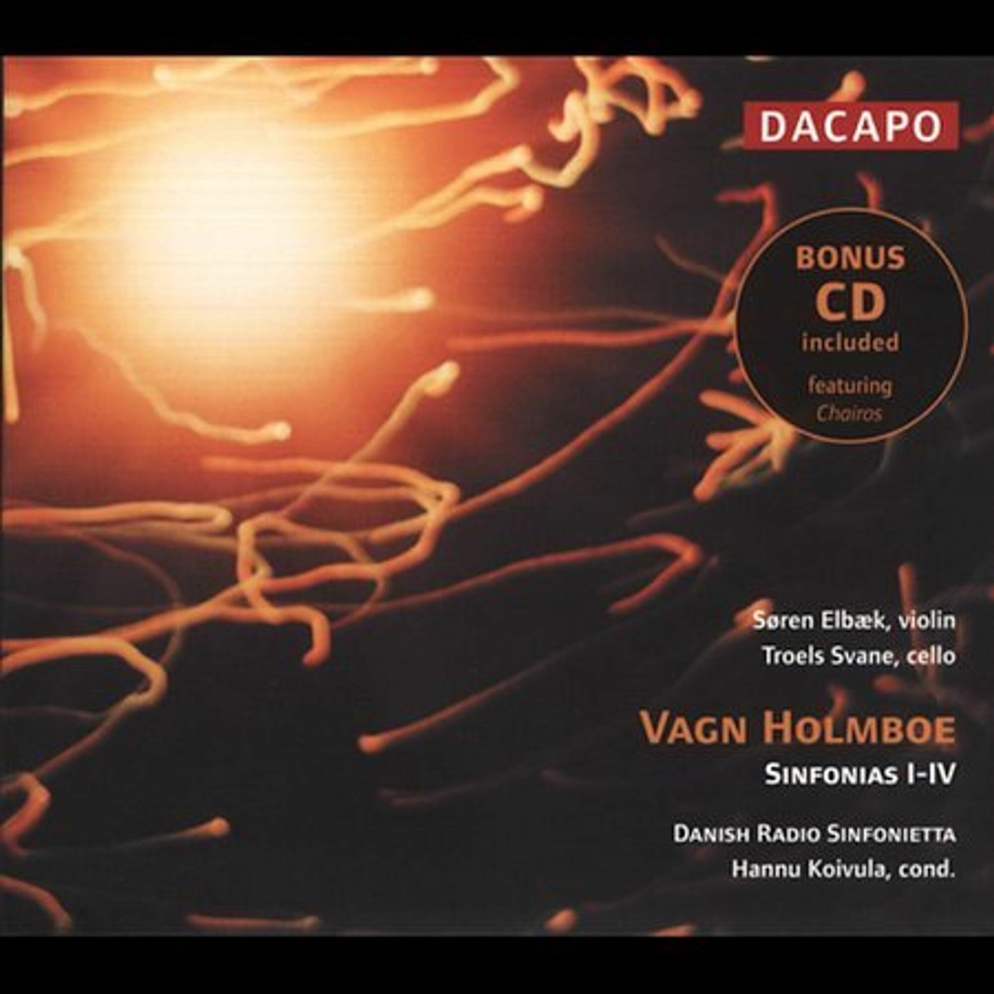 Компакт-диск HOLMBOE, V: Kairos (Time), Op. 73, "Sinfonias Nos. 1-4" (Danish Radio Sinfonietta, Koivula) (2 CD)