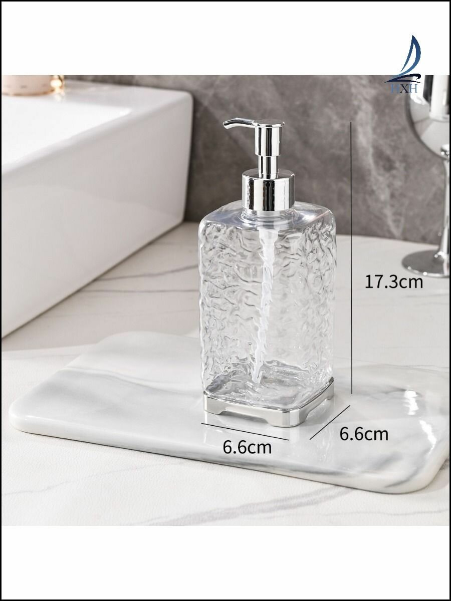 Дозатор механический для жидкого мыла / 450 мл, 1 шт , пластик