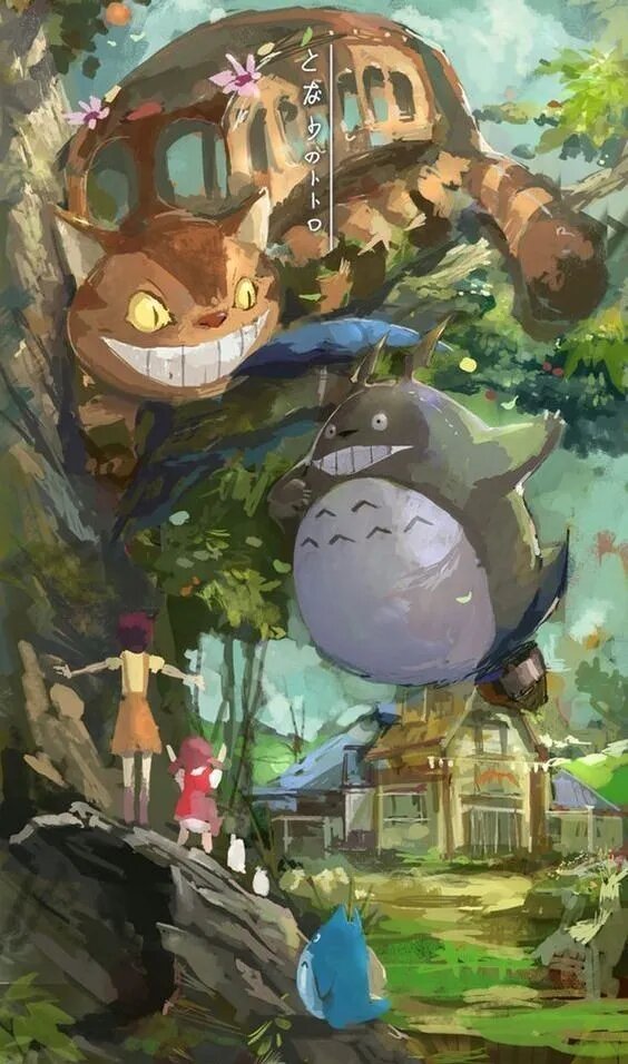 Алмазная Мозаика "Мой Сосед Тоторо" 40X50 См Алмазная Вышивка / Картина Стразами Подарков / Украшения