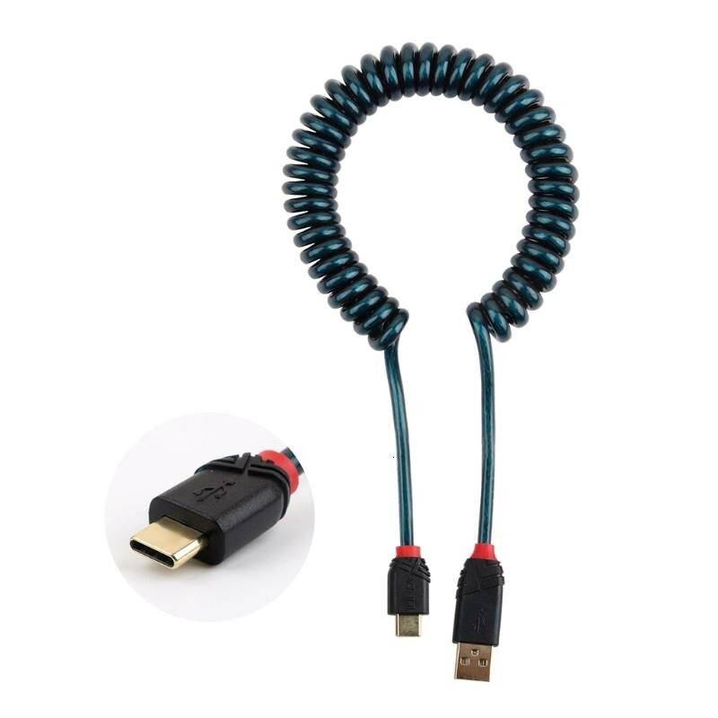 Кабель USB A на USB C, 2 м, Темно-синий