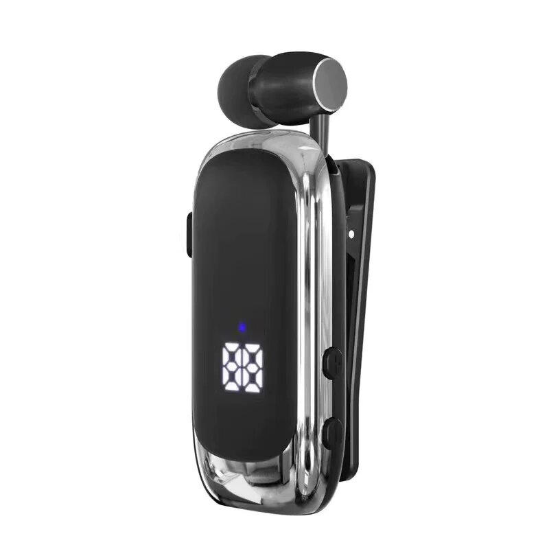 Bluetooth наушники-зажимы для водителей курьеров с расширенным сроком службы батареи, шумоподавлением и поддержкой двух