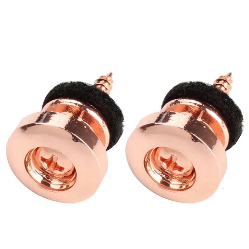 Крепление для ремня гитары, 2 шт, Розовое золото