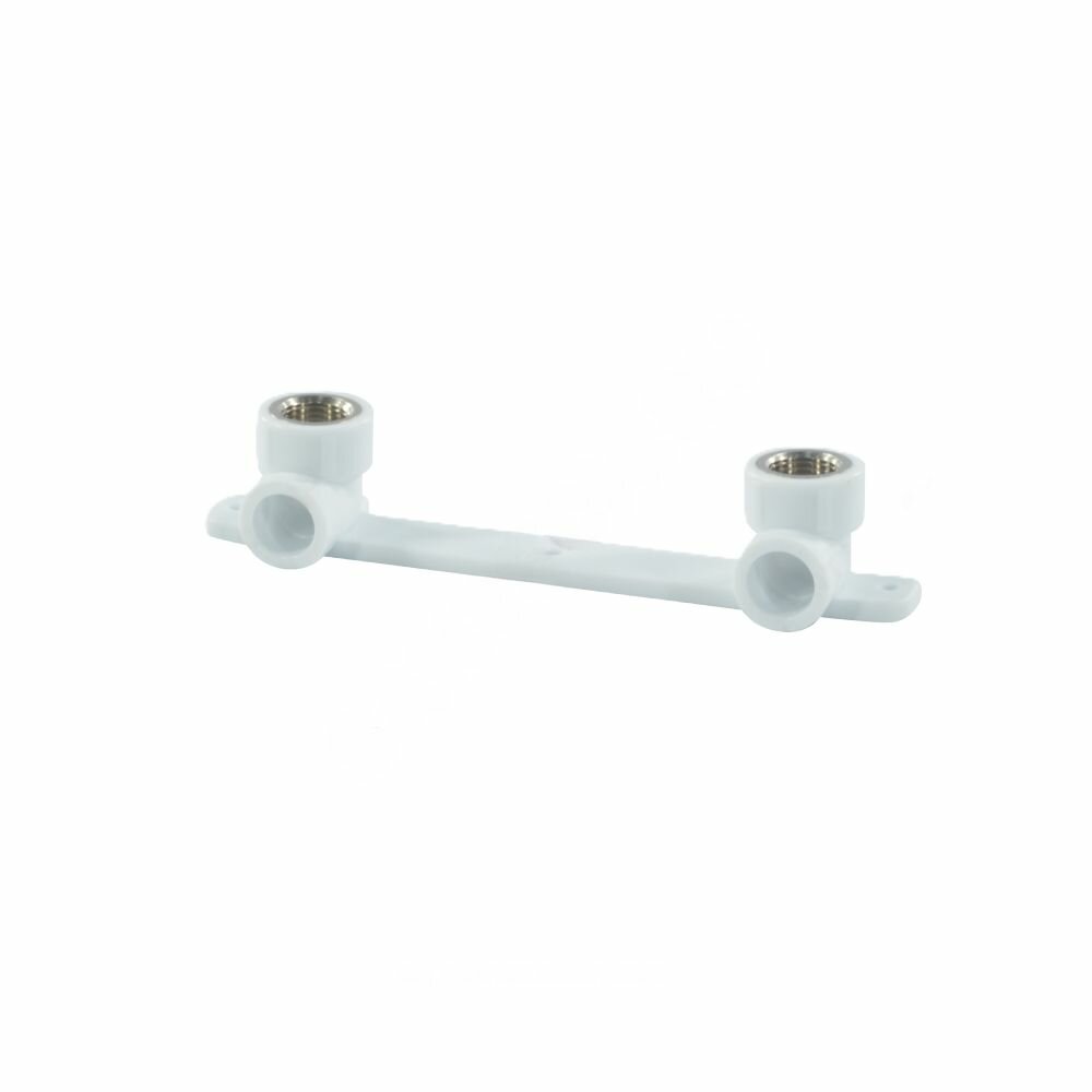 Планка монтажная PP-R белая Дн 25х1/2" ВР под смеситель с водорозетками VALFEX 10124025