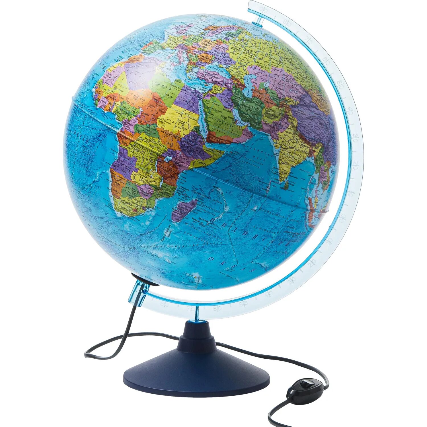 Глобус интерактивный политическ. с подсветкой с VR очками, 320мм, INT13200312