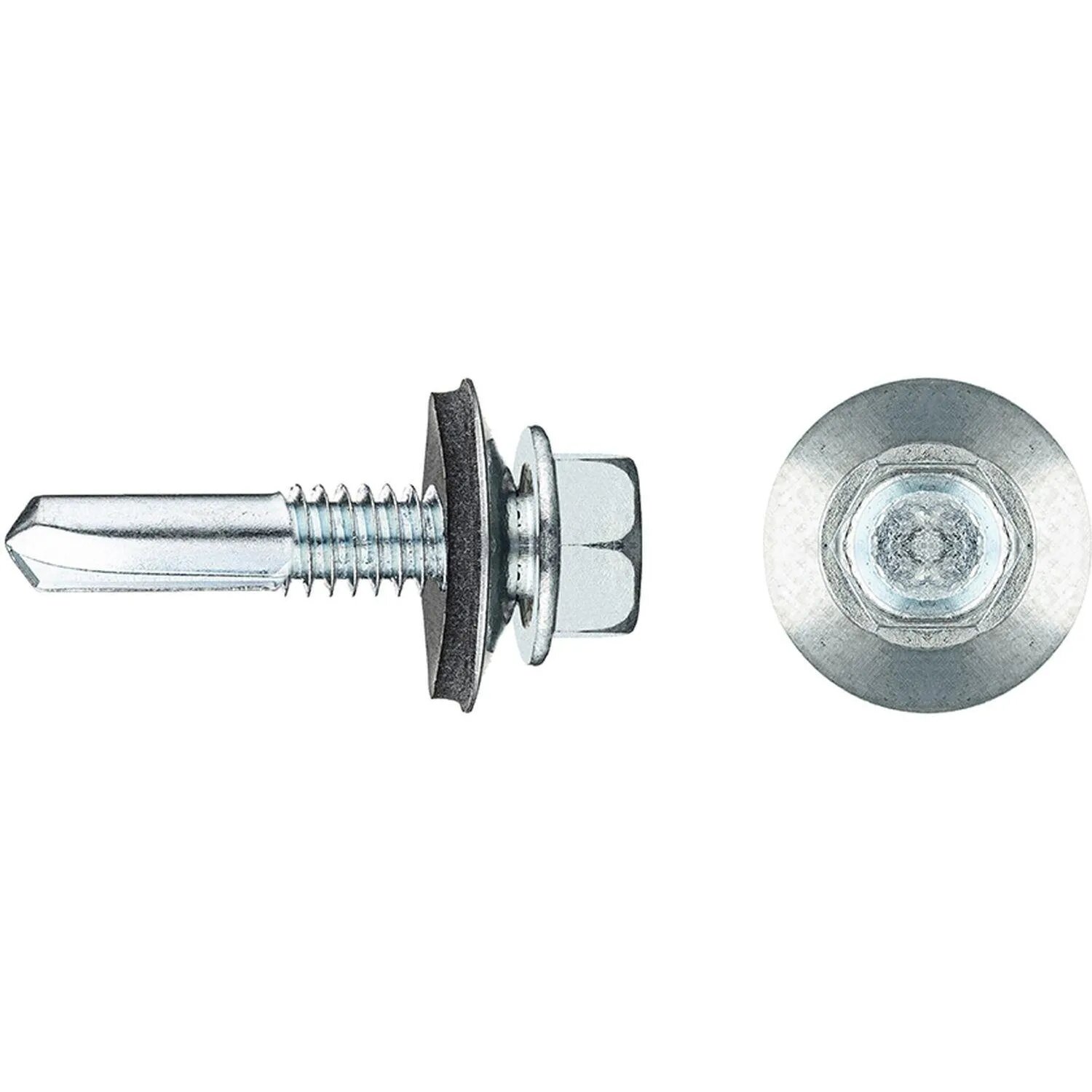 Саморезы кр. оцин КРс ZP 5.5х25 удл. сверло 50шт/уп-контейнер Zitar (142300)