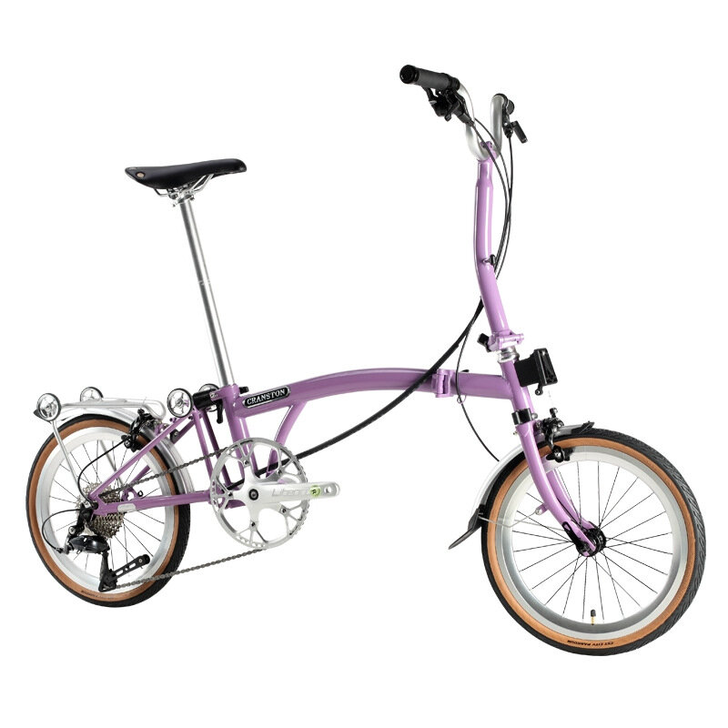 Складной велосипед Cranston Xiaobu 70% off 16-дюймовый 9-скоростной велосипед Litepro, портативный ультралегкий ретро-велосипед.