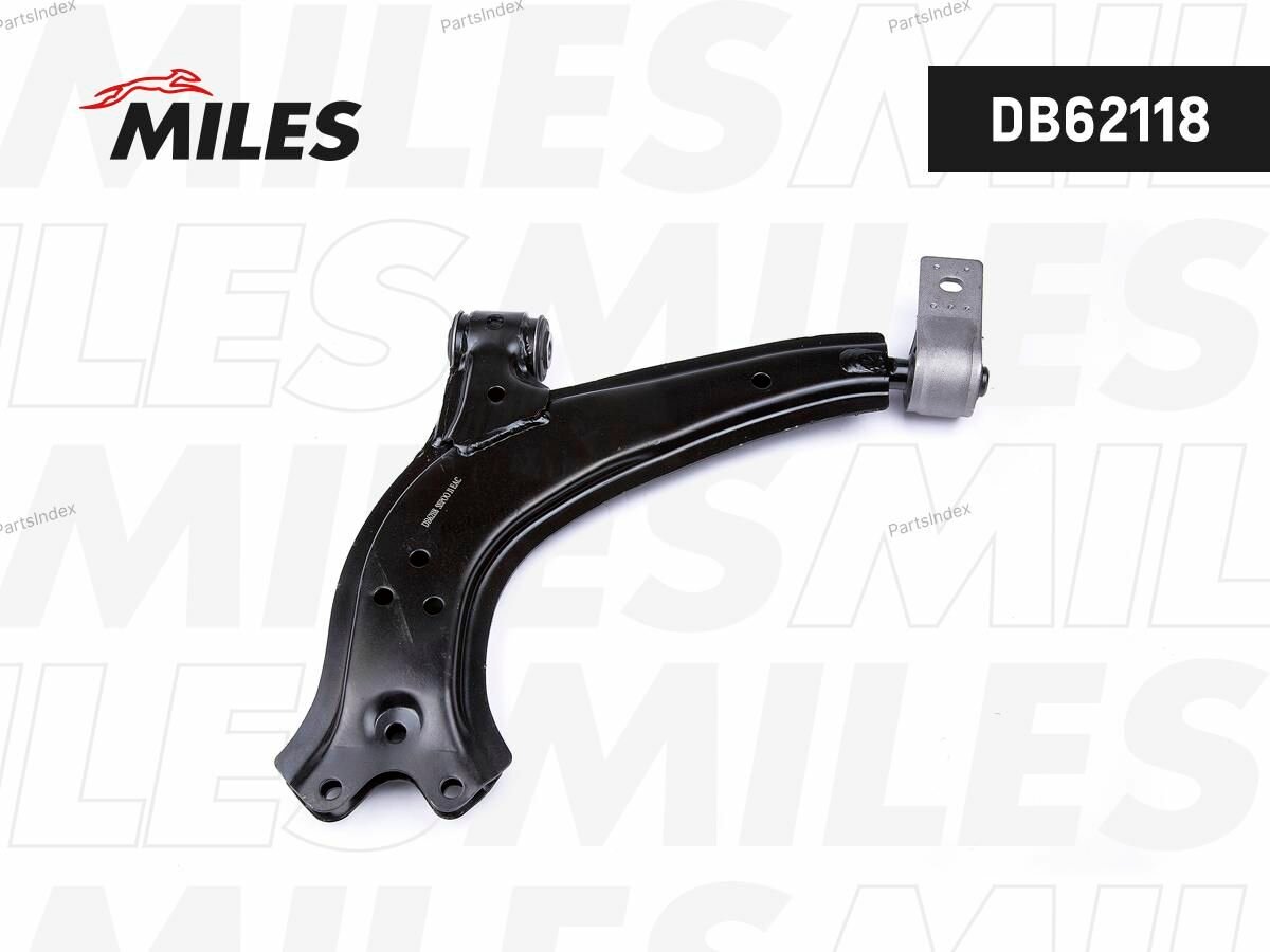 Рычаг PEUGEOT 306/PARTNER/CITROEN BERLINGO передней подвески нижний левый (18mm), MILES DB62118