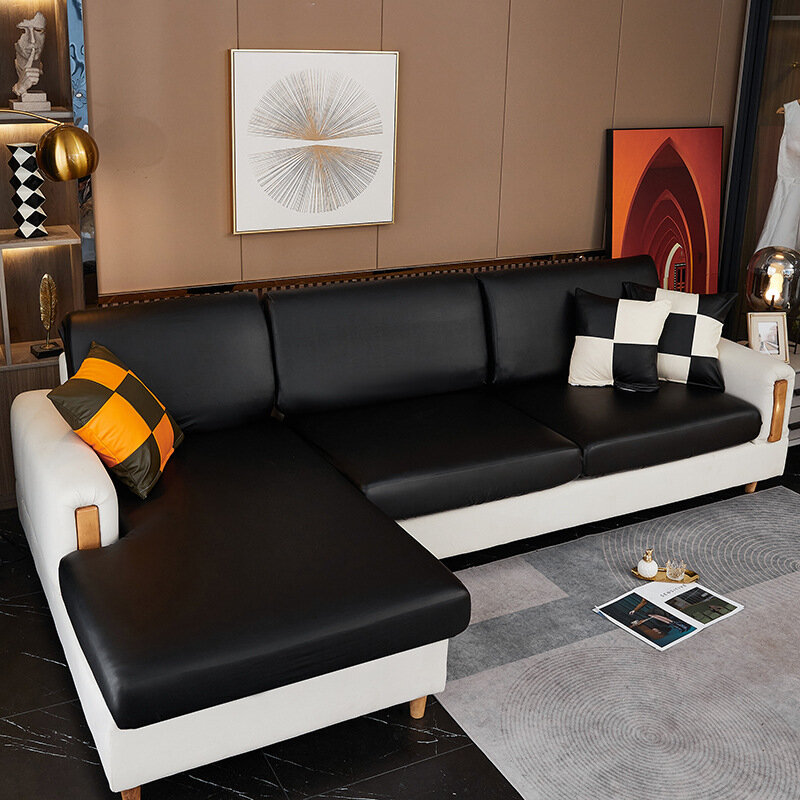 Водонепроницаемый чехол для дивана из кожи, однотонный, не требующий стирки, чехол для дивана в стиле душевой шапки, водонепроницаемый чехол для дивана, чехол для подушки