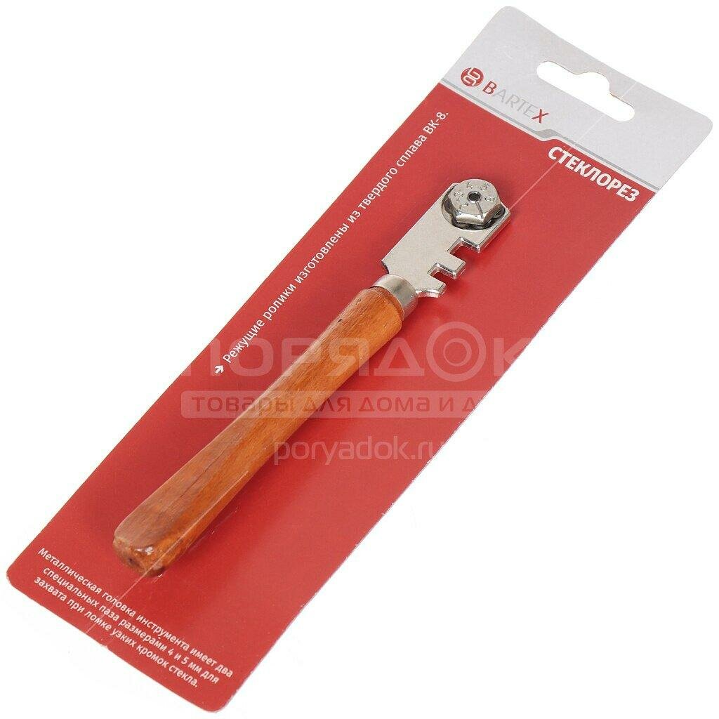 Стеклорез 6-РОЛИКОВ ДЕР/РУЧ BARTEX