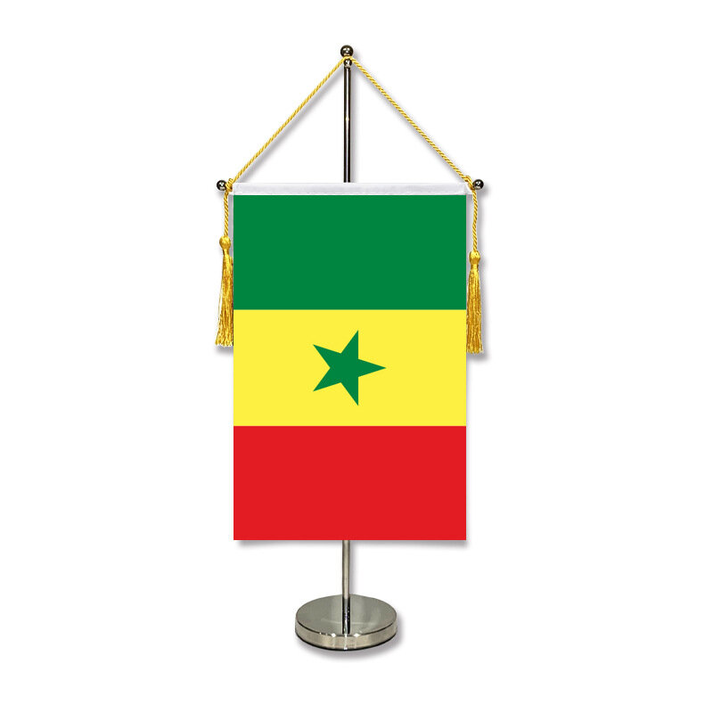 Офисный настольный декор, флаги мира, нержавеющая сталь, большой регулируемый одиночный стойка для флага, держатель флага