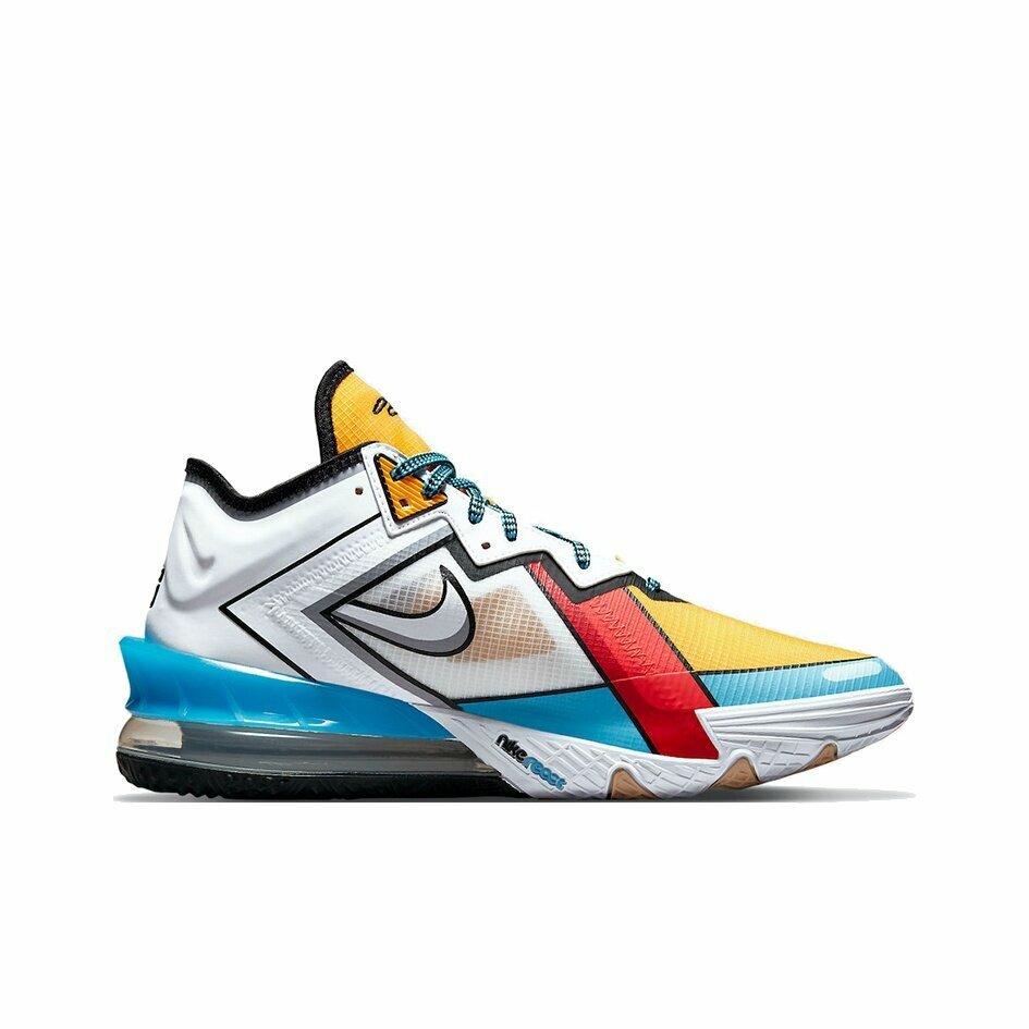 Кеды NIKE Lebron 18, размер EU 44.5 стопа (28.5CM), white — фото 1